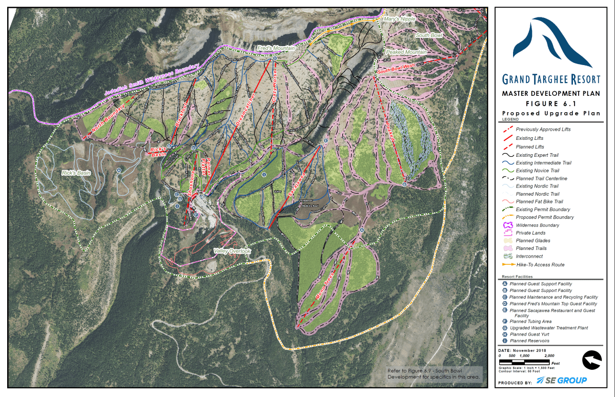 Grand Targhee Ski Trail Map A Look At The New Trail Maps Of The